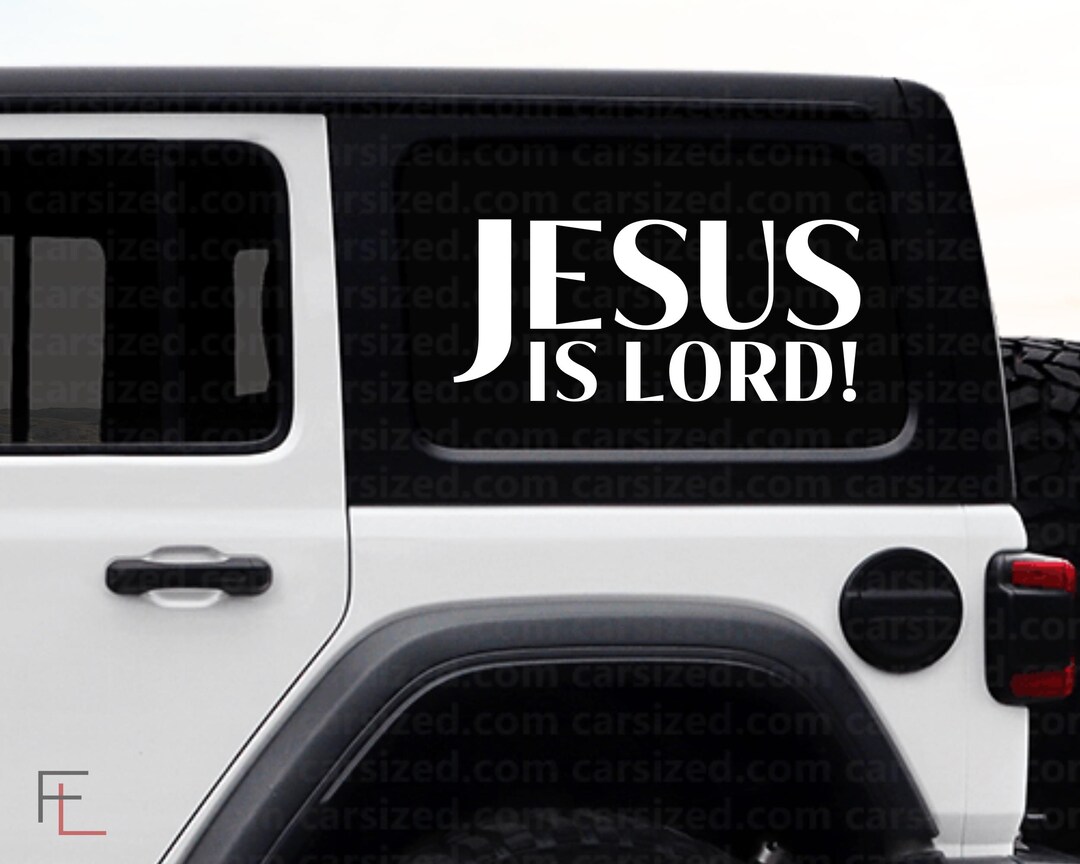 Jesus is Lord Decal | Conservative Decal | Patriotic Decal | Armor of ...