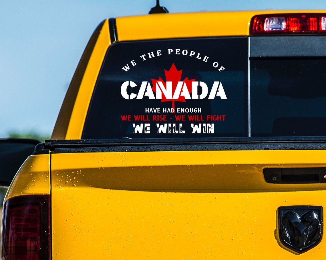We the People of Canada Patriot Decal Freedom Convoy Decal - Etsy
