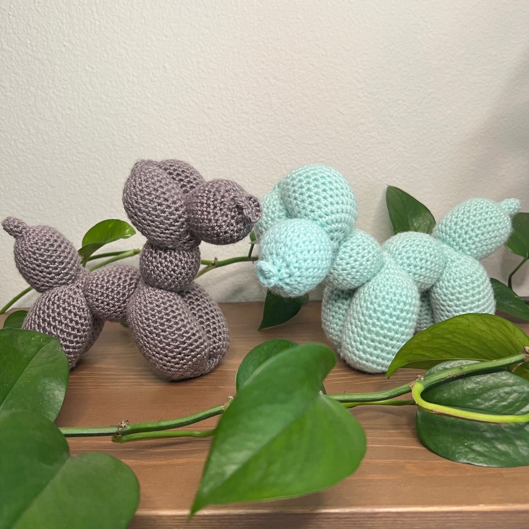 Crochet Balloon Dog | Amigurumi Balloon Dog | Carnival Balloon Dog ...