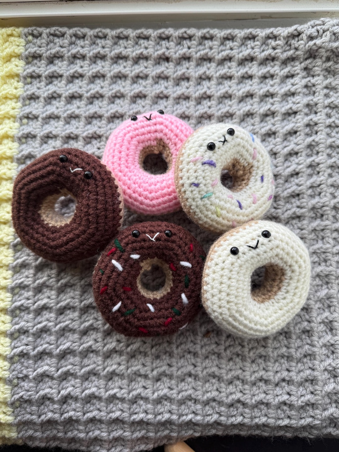 Frosted Donuts | Crochet Donuts | Crochet Valentine’s Donuts | Doughnut ...