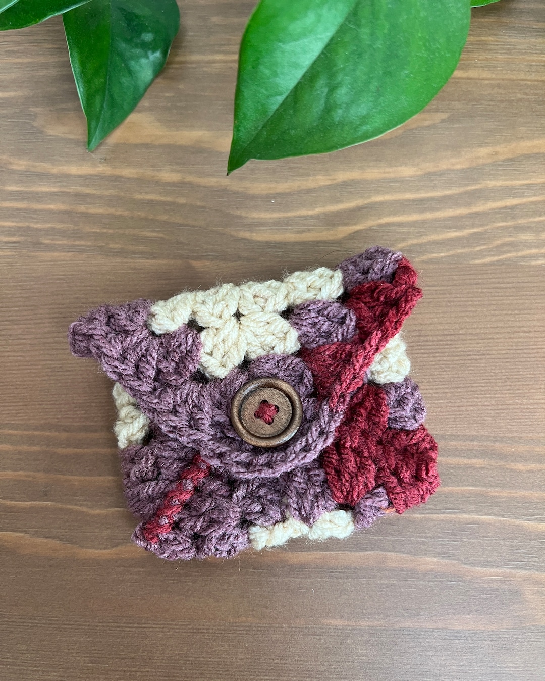 Mini Granny Square Pouch | Crochet Granny Square Pouch | Crochet Pouch | Travel Pouch | Pencil ...