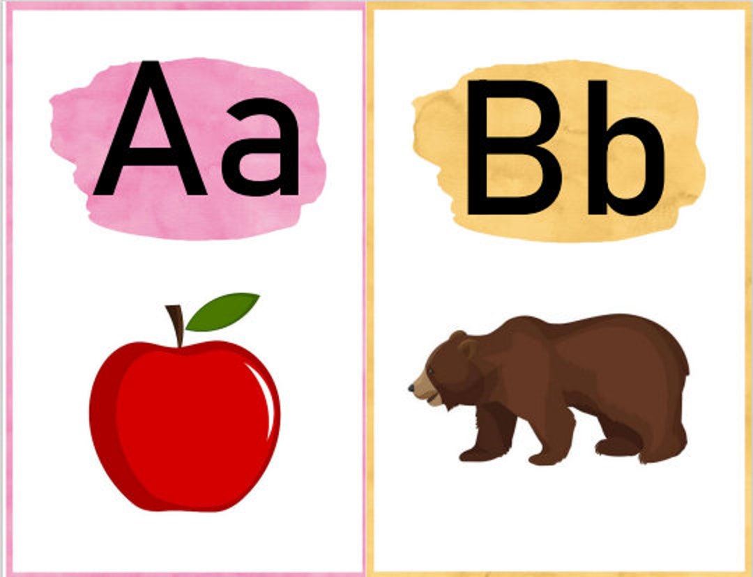 ABC Classroom Display Cards - Etsy