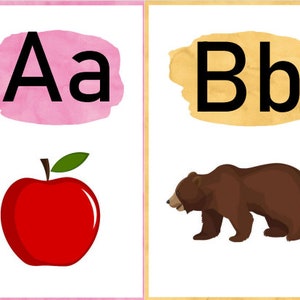 ABC Classroom Display Cards - Etsy