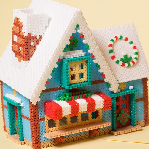 Instant Download Christmas House Perler Bead Pattern - Etsy
