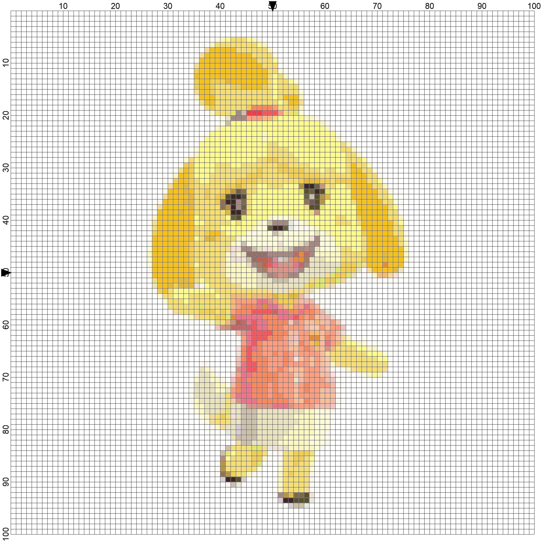 Craft Supplies & Tools Animal Crossing Isabelle 3D Perler Bead Pattern ...