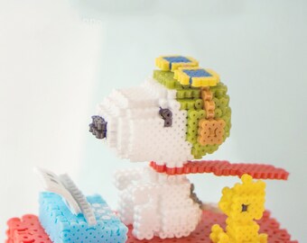 Snoopy Perler Bead Pattern - Etsy