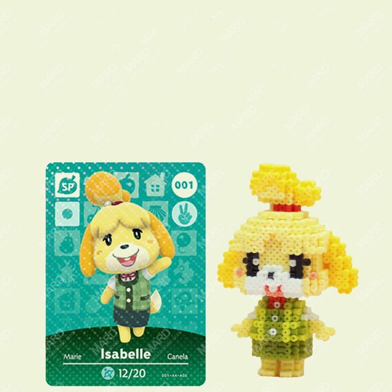 Animal Crossing Isabelle 3D Perler Bead Pattern Tutorial - Etsy