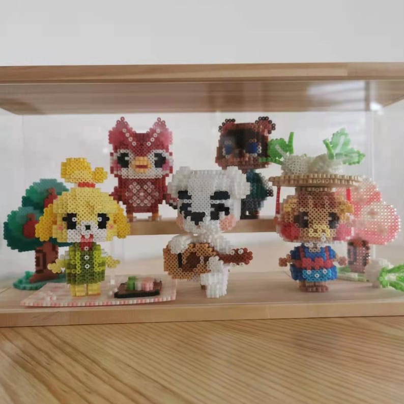 Animal Crossing Isabelle 3D Perler Bead Pattern Tutorial - Etsy
