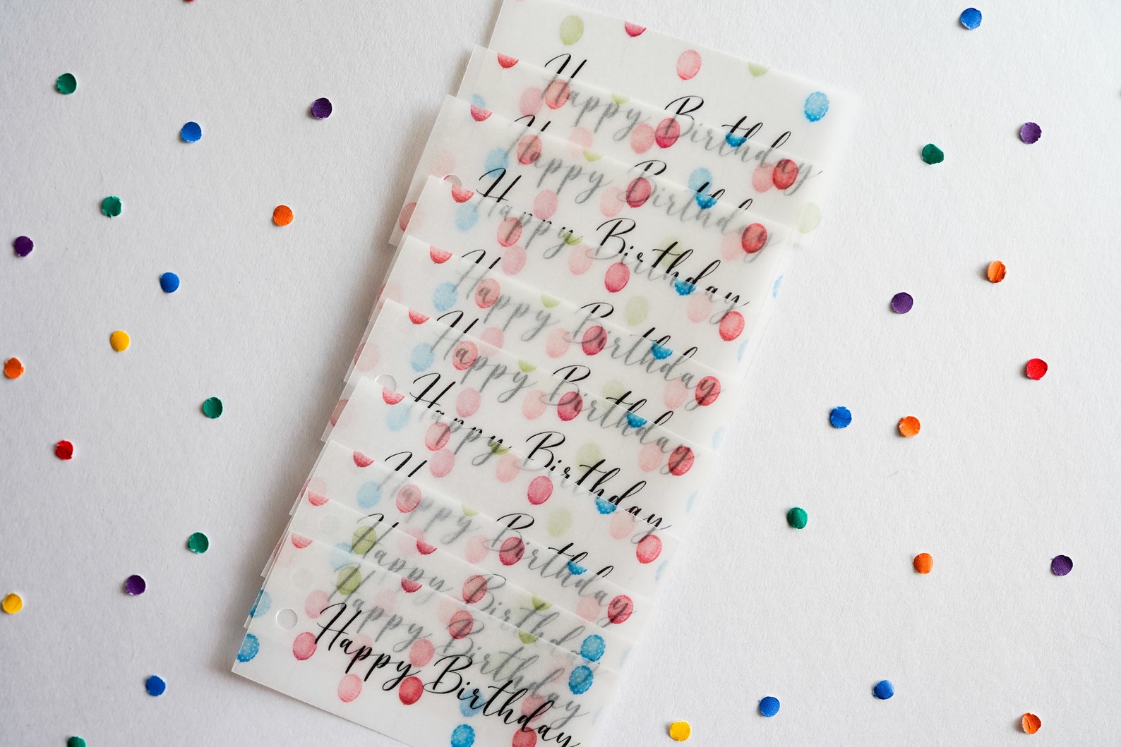 Happy Birthday Balloons Gift Tags Set of 10 Personalised - Etsy