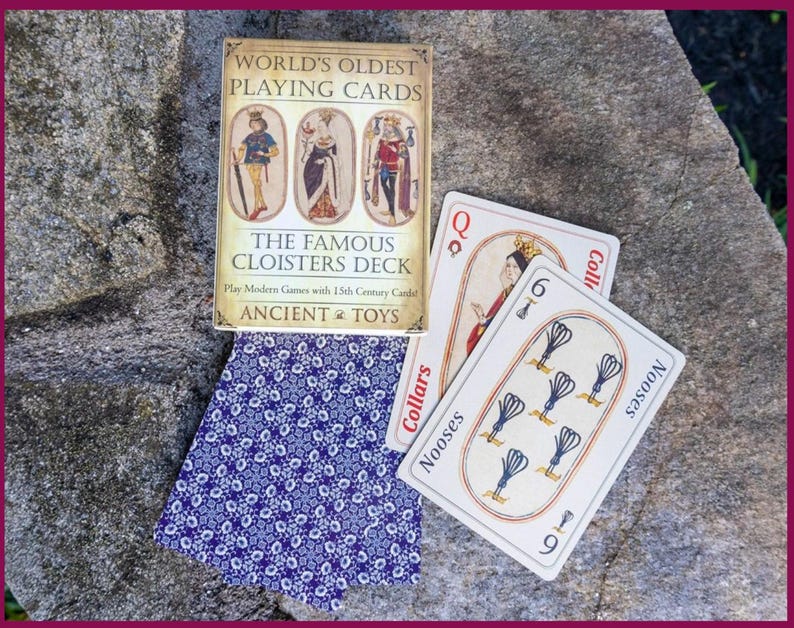 World’s Oldest Playing Cards Deck. the Famous Cloisters Deck From the ...