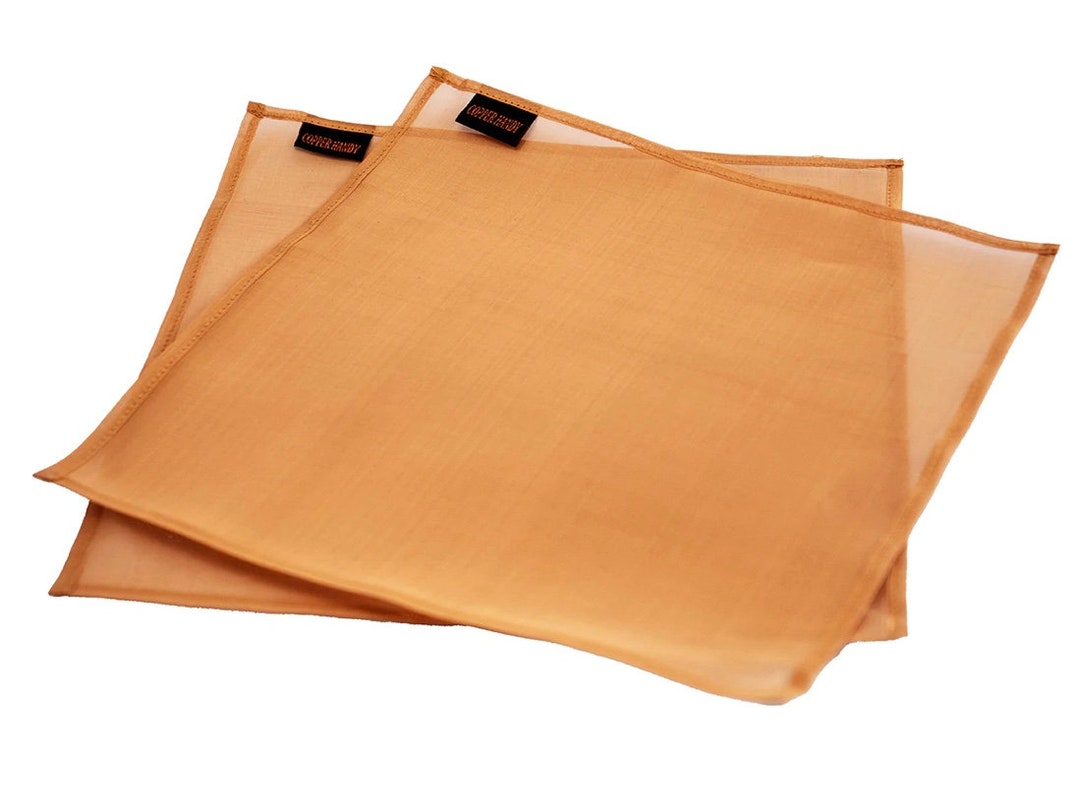 CUYAHOGA COPPER™ - Set of 2 - 99.9% Pure Copper Smooth Woven Cloth ...