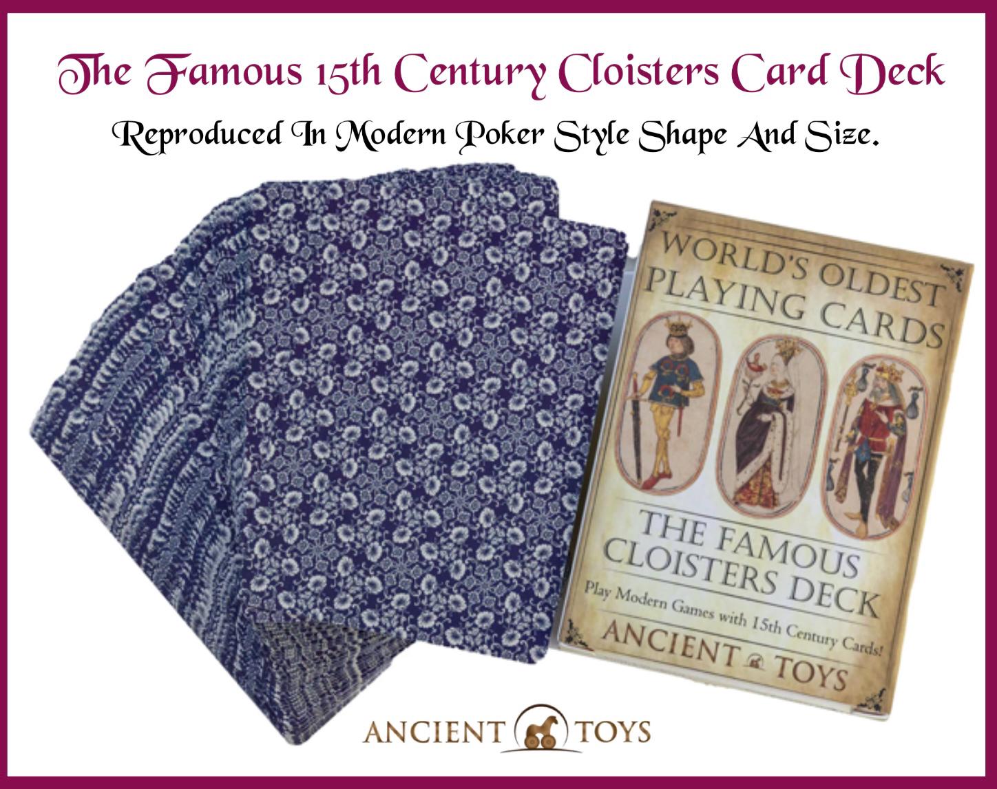 World’s Oldest Playing Cards Deck. the Famous Cloisters Deck From the ...
