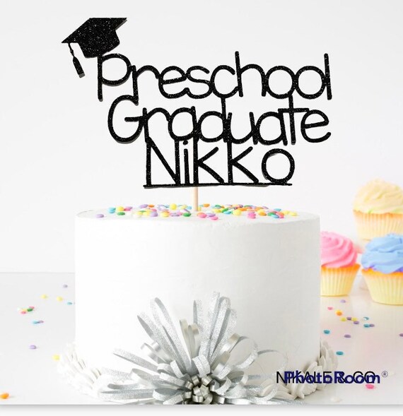 Pre-k Grad Cake Topper Preschool Graduation Cake Topper | Etsy