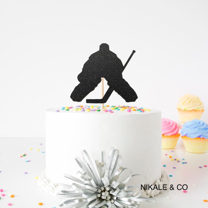 Hockey Cake Topper - Etsy
