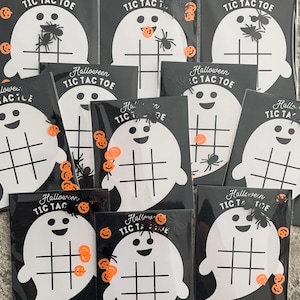 Mini Halloween Gift Tic Tac Toe Game for Kids, School Halloween Gift ...