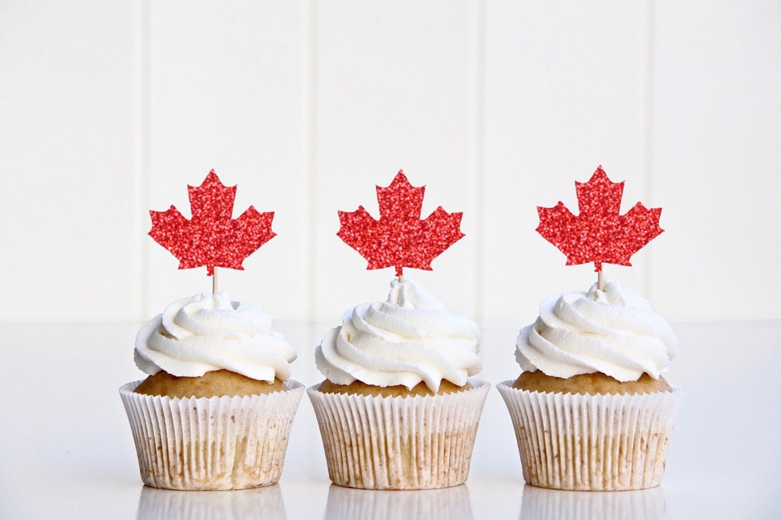 Maple Leaf Party Decor Toronto Maple Leaf Cake Topper Maple - Etsy Canada