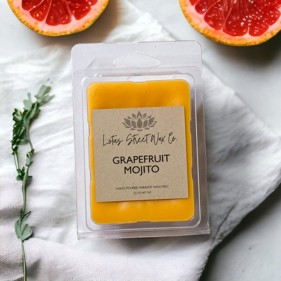 Grapefruit Mojito Wax Melt, Zesty Rhubarb, Vegan Friendly - Etsy