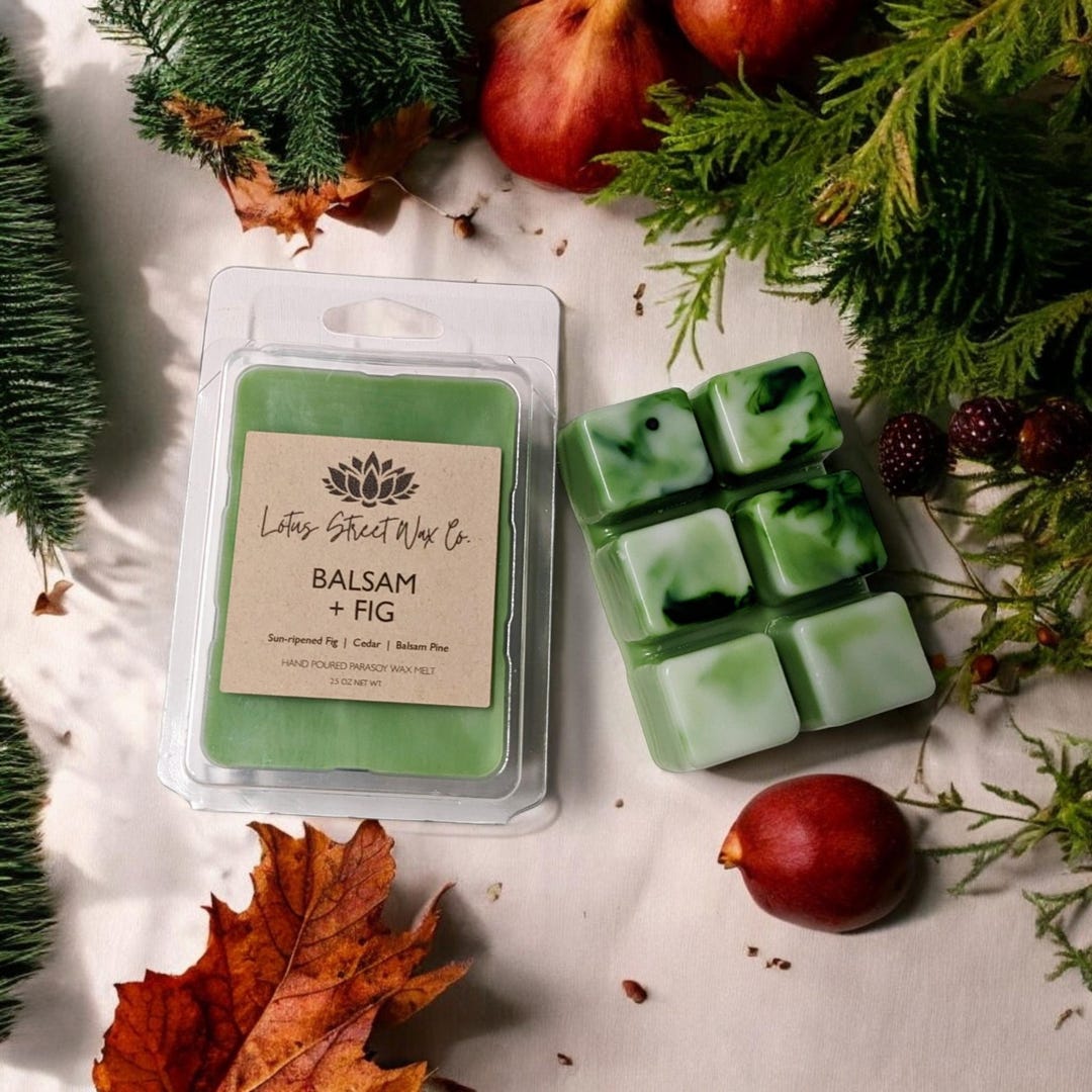 Balsam + Fig Wax Melt, Phthalate Free, Paraben Free, Cruelty Free ...