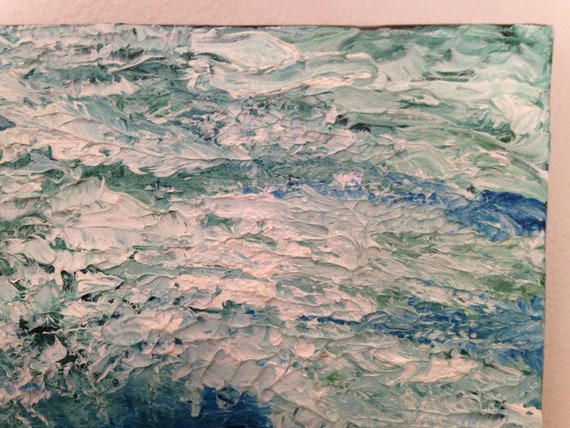 Abstract Watercolor Artwork River Waves