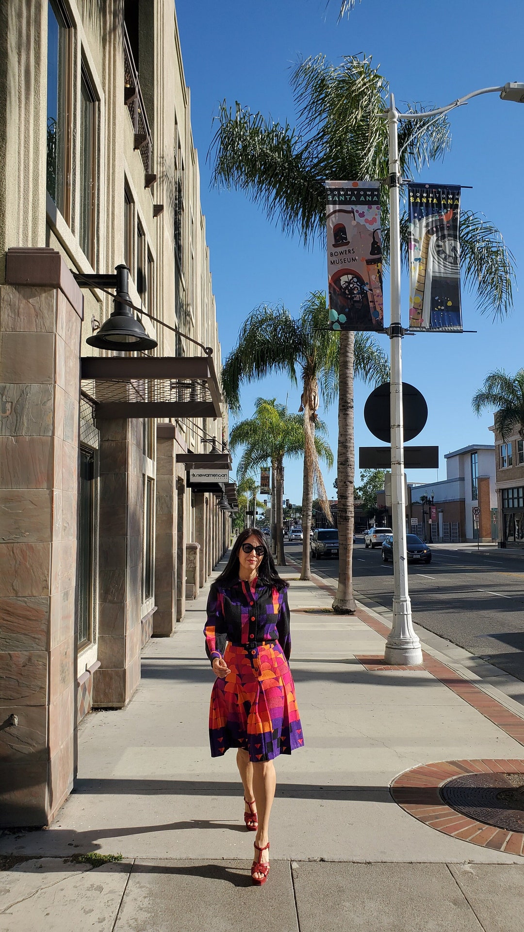 Vintage 70s Mod Dress Op Art MCM Mid Century PSYCHEDELIC Wool 1970s ...