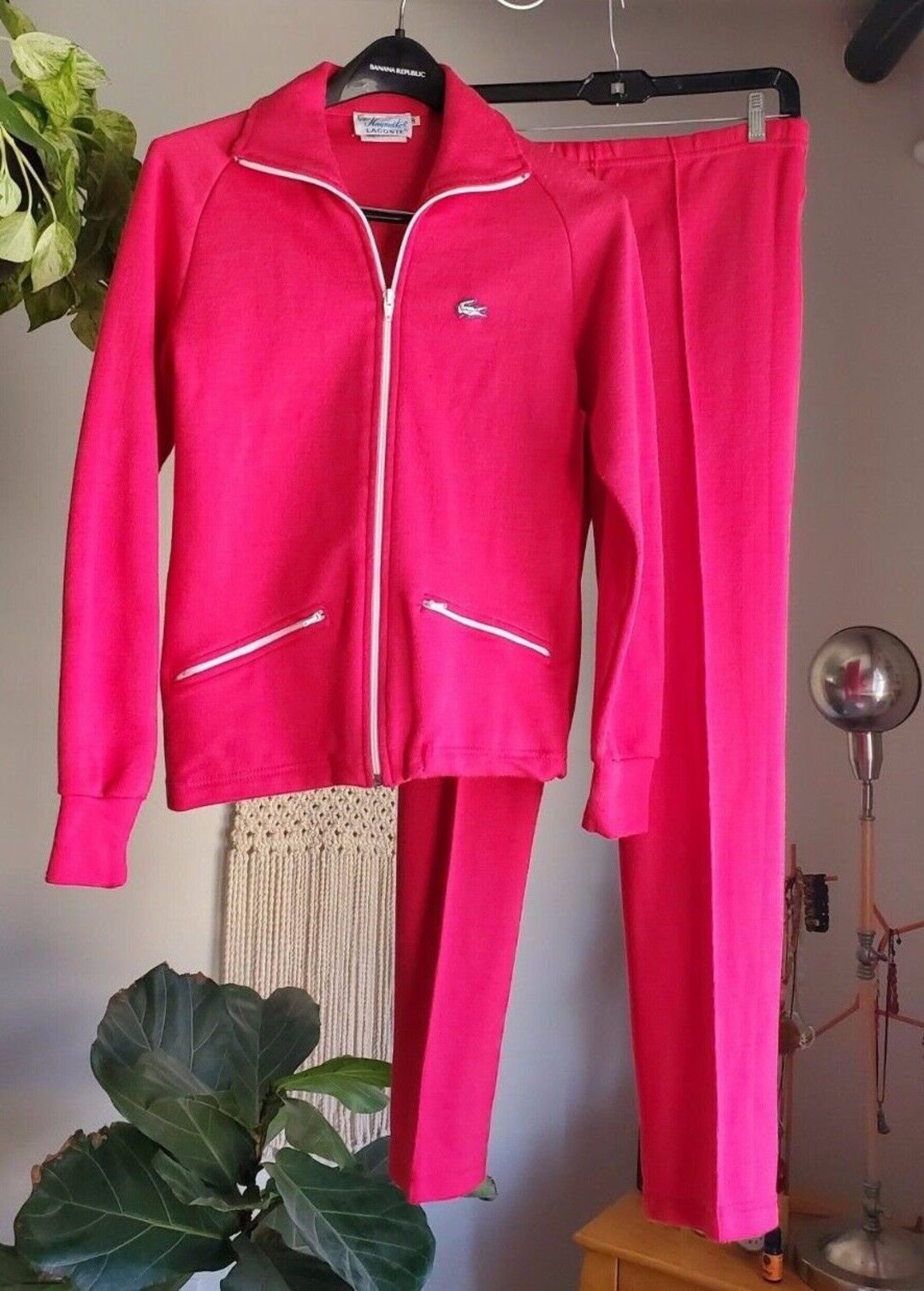 Vintage 60s 70s HAYMAKER LACOSTE Leisure Loungewear Mod MCM Suit Blue ...