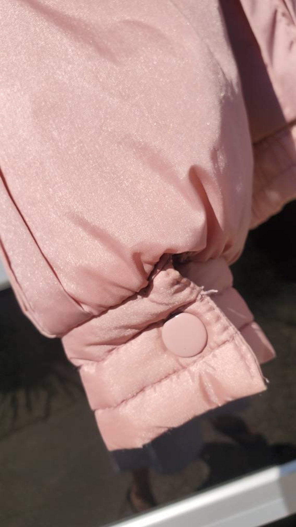 Vintage 80's Dusty Rose Puffer Jacket 80s Puffy Jacket - Etsy