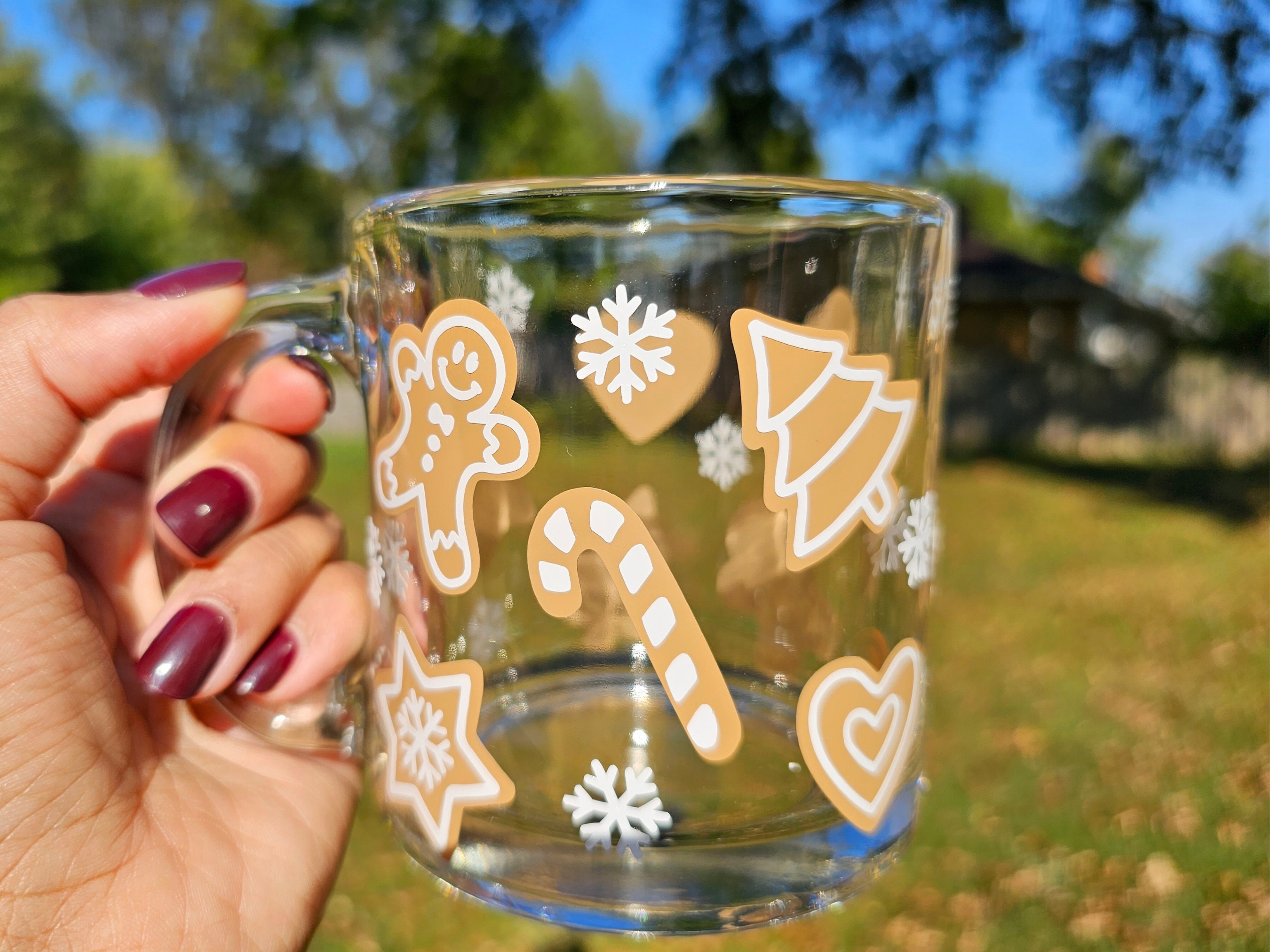 Gingerbread Christmas Cookie Libby Mug 13 Oz - Etsy