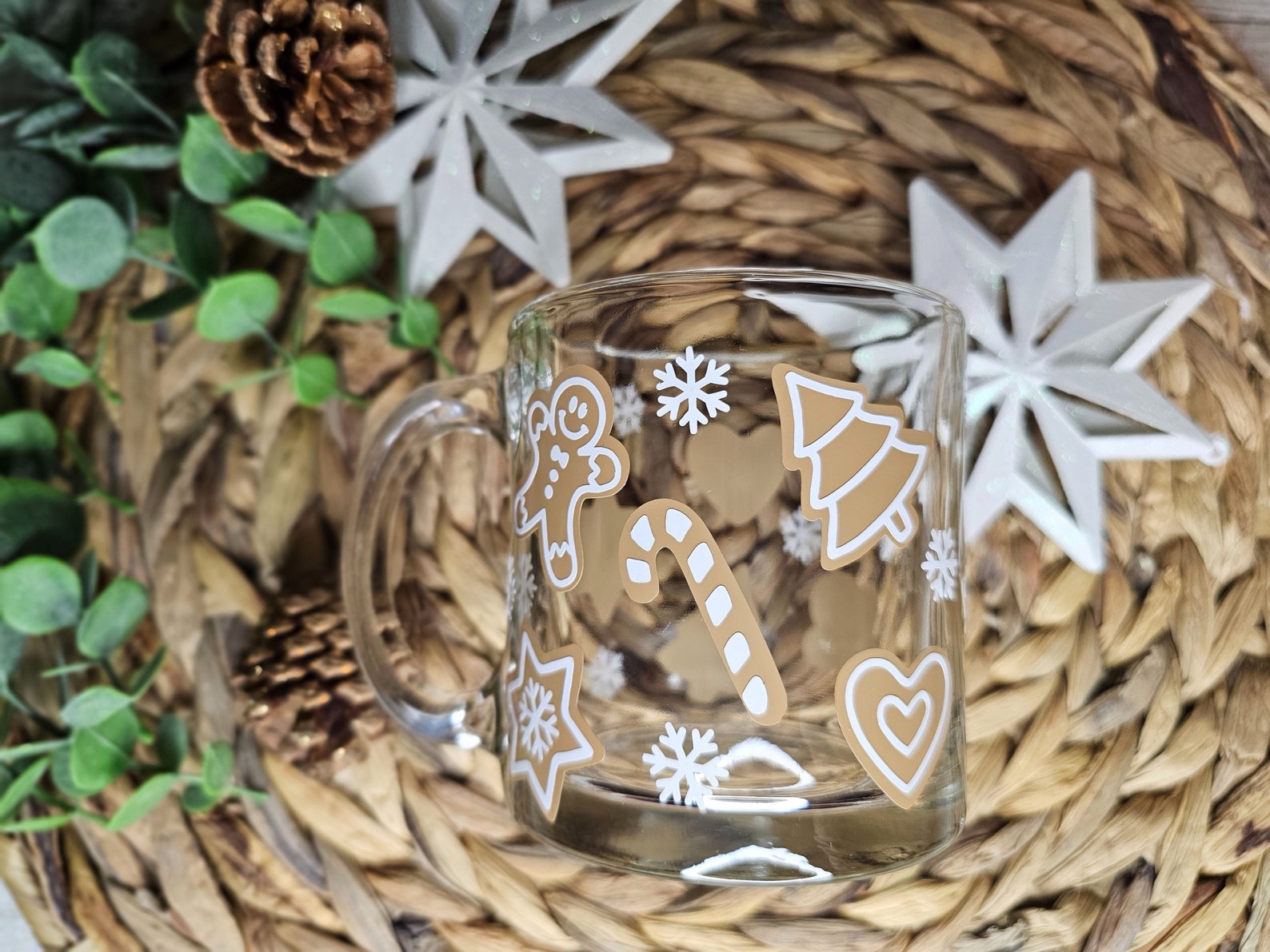 Gingerbread Christmas Cookie Libby Mug 13 Oz - Etsy