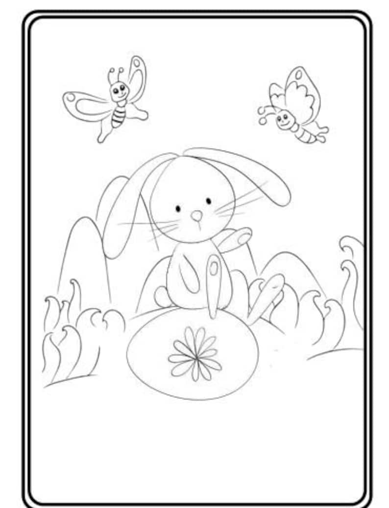 Spring Coloring Pages PDF Printable Spring Coloring Pages - Etsy