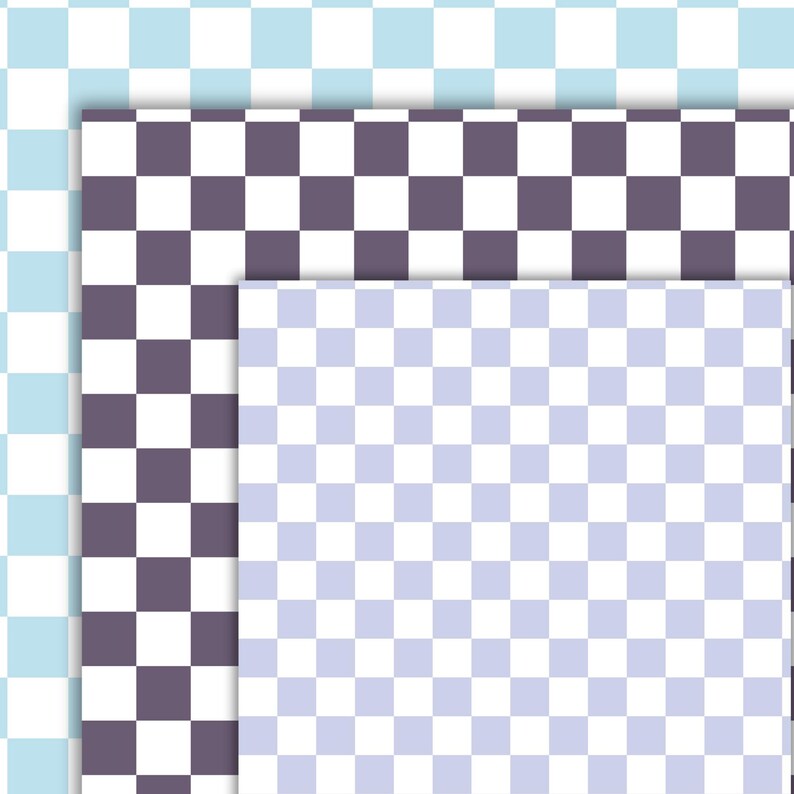 Pastel Checker Digital Paper | Checkerboard Backgrounds | Scrapbook ...