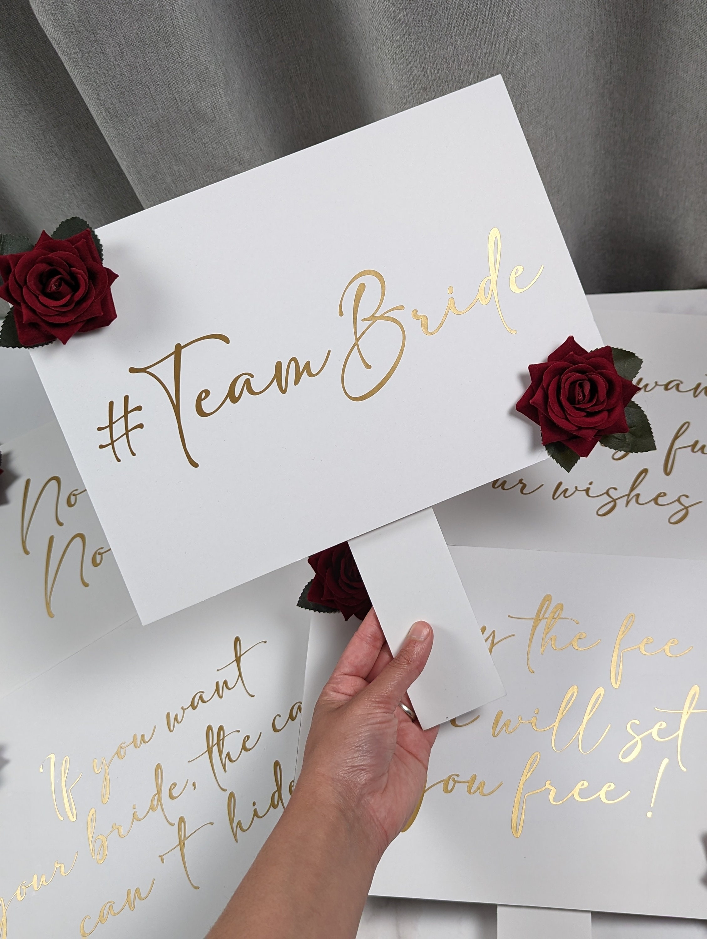 Wedding Gate Signs Entrance Signs Gateway Signs No Entry Ribbon ...