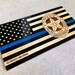 Personalized Dallas Police Badge Flag Thin Blue Line - Etsy