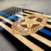 Personalized Dallas Police Badge Flag Thin Blue Line - Etsy