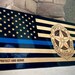 Personalized Dallas Police Badge Flag Thin Blue Line - Etsy
