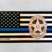 Personalized Dallas Police Badge Flag Thin Blue Line - Etsy