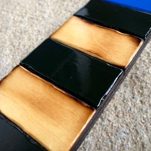 Thin Blue Line Cross Police Cross Wooden American Flag Back the Blue ...