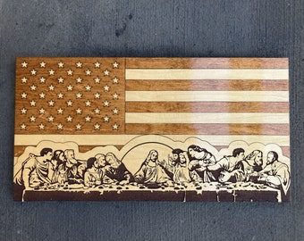 Last Supper Flag - Etsy