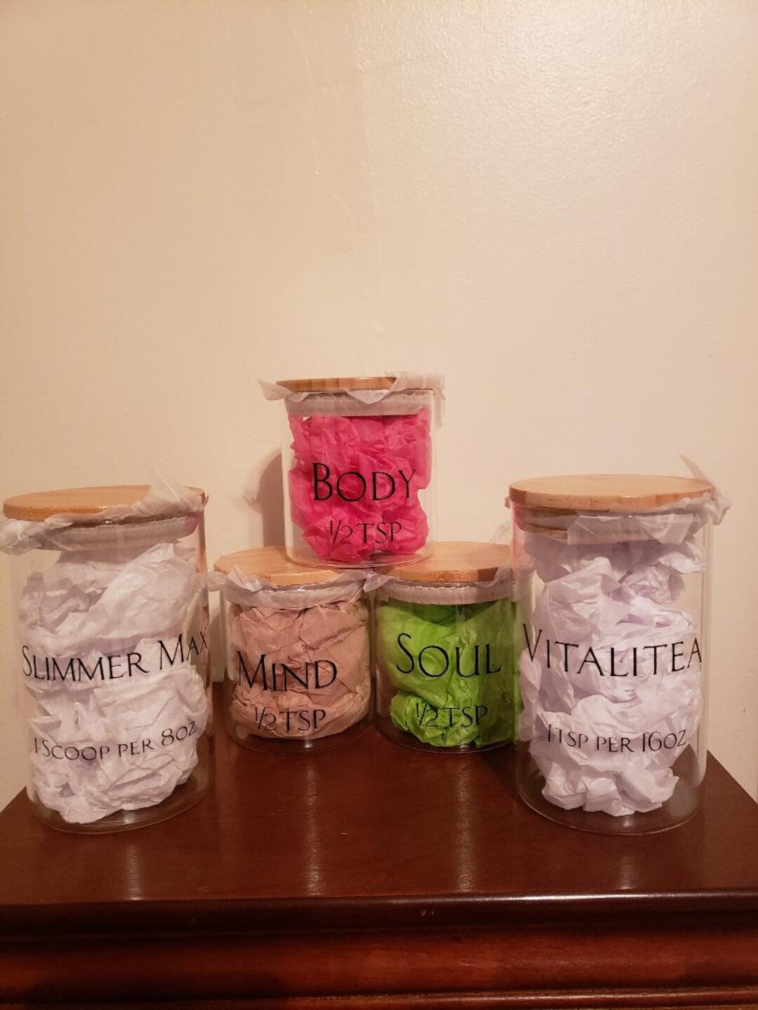 Bye Bye Belly Individual Jar - Bamboo - Etsy