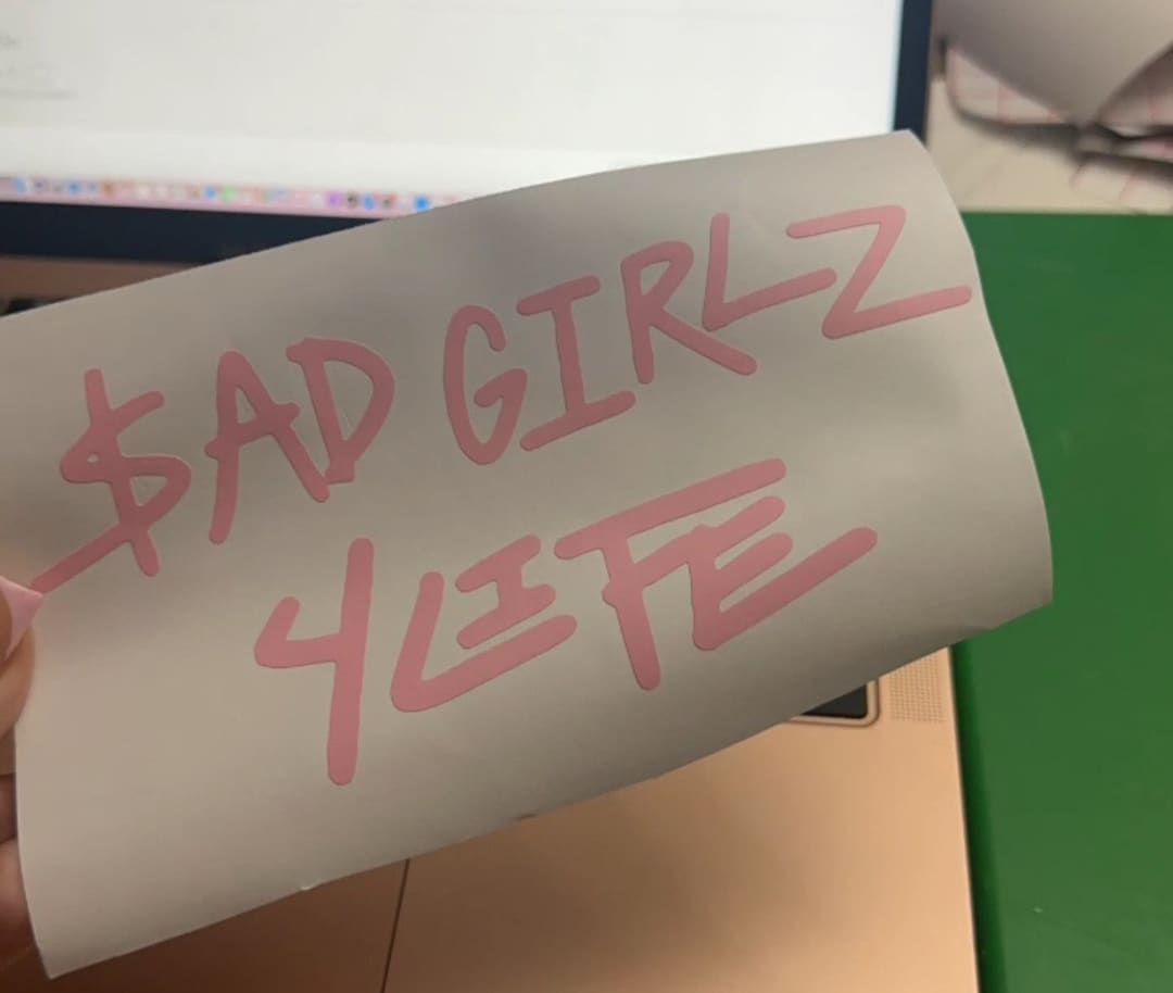 Sad Girlz 4 Life Decal Junior H - Etsy