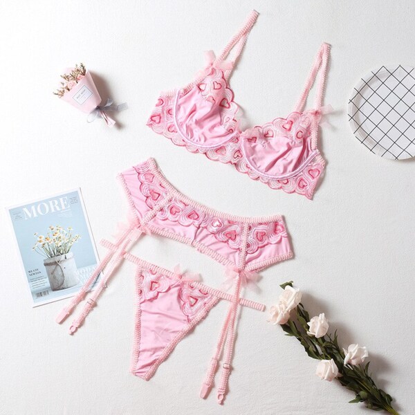 Heart Lingerie - Etsy