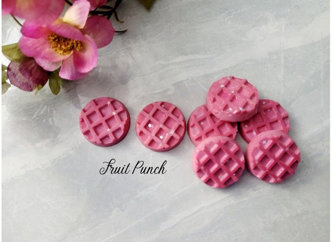 Waffle Soy Wax Melts Fruit Punch All Natural and Non Toxic 6 Melt Pack ...