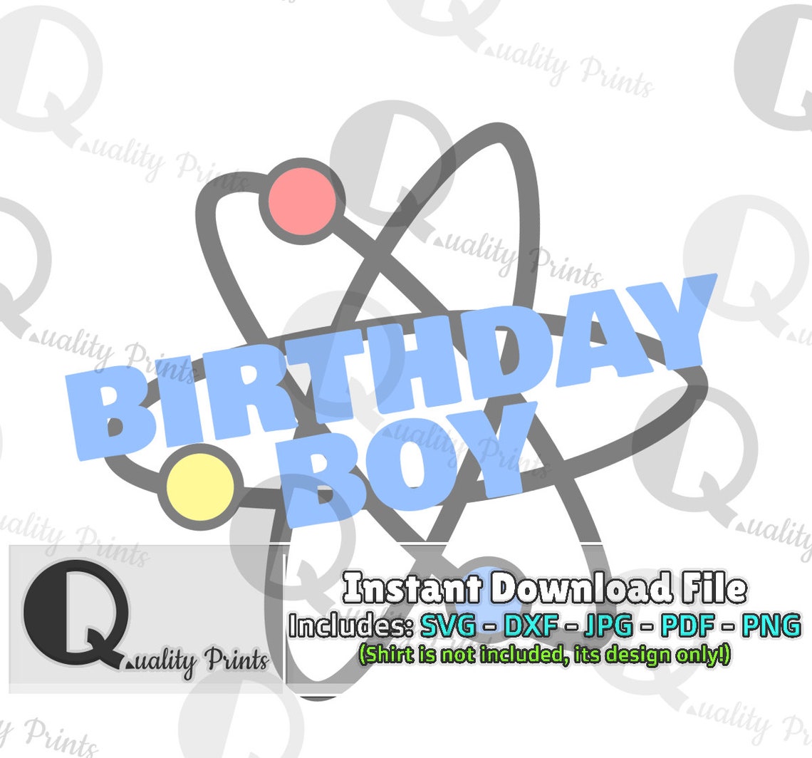 Scientist Science Birthday SVG Dxf Printing Boy Iron - Etsy