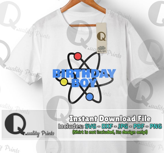 Scientist Science Birthday SVG Dxf Printing Boy Iron - Etsy