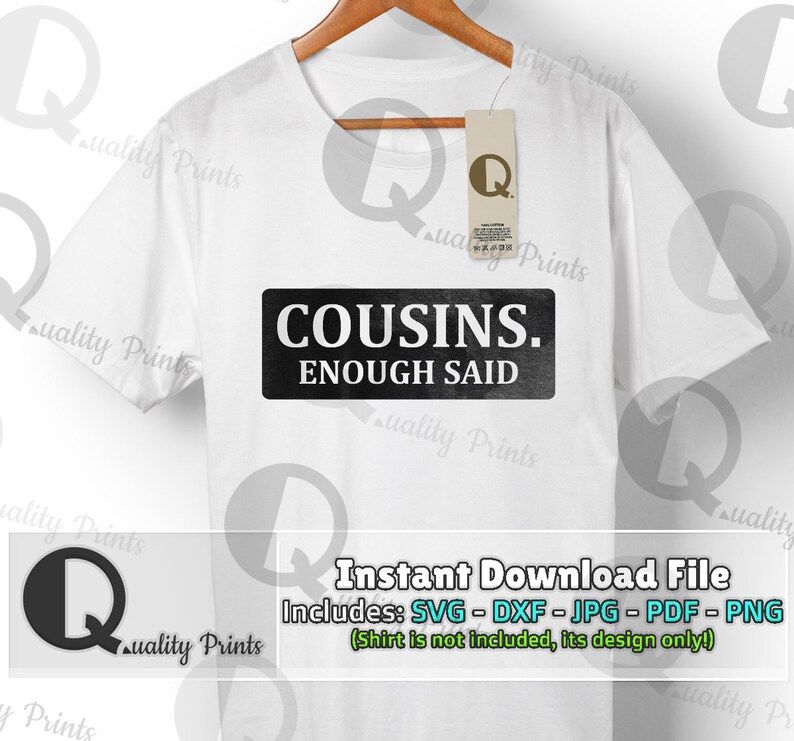 Cousins Family Reunion Family SVG Dxf Printing Iron on - Etsy
