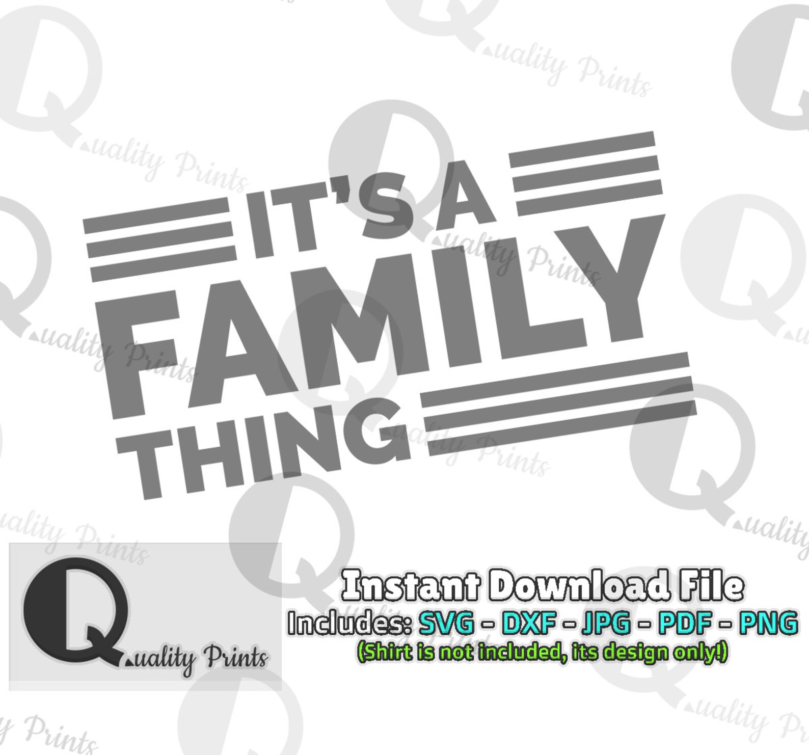 Its a Family Thing - Family - SVG Dxf Printing - Iron on PDF - Trendy ...