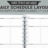 Editable BIG Happy Planner Vertical Inserts, Printable Weekly Planner ...