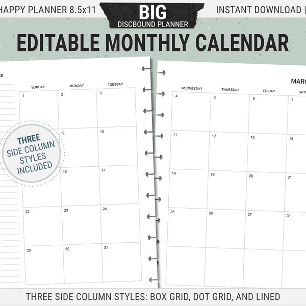 Happy Planner Big - Etsy