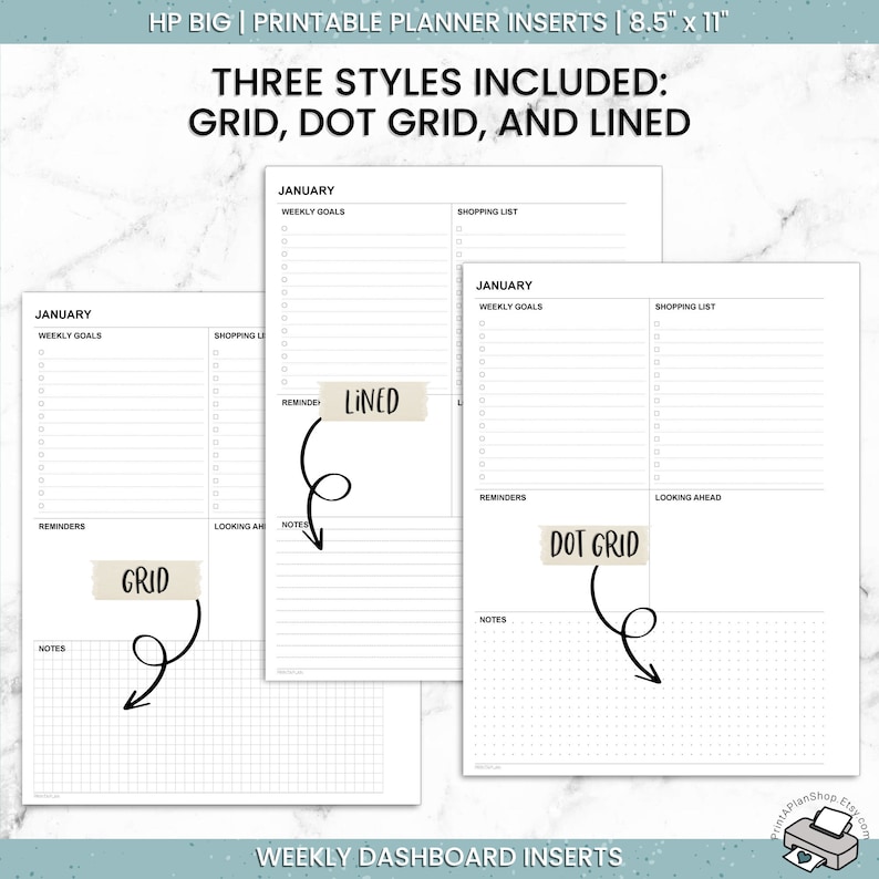 Editable BIG Happy Planner Dashboard Layout Printable Weekly - Etsy