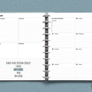 Editable BIG Happy Planner Dashboard Layout Printable Weekly - Etsy