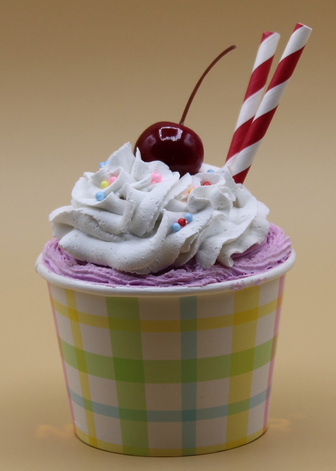 Fake Ice Cream Sundae Fake Sundae Prop Fake Ice Cream In A Etsy